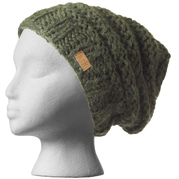 Trinity Wool Slouch Hat - Poured Coffee/The RE Place